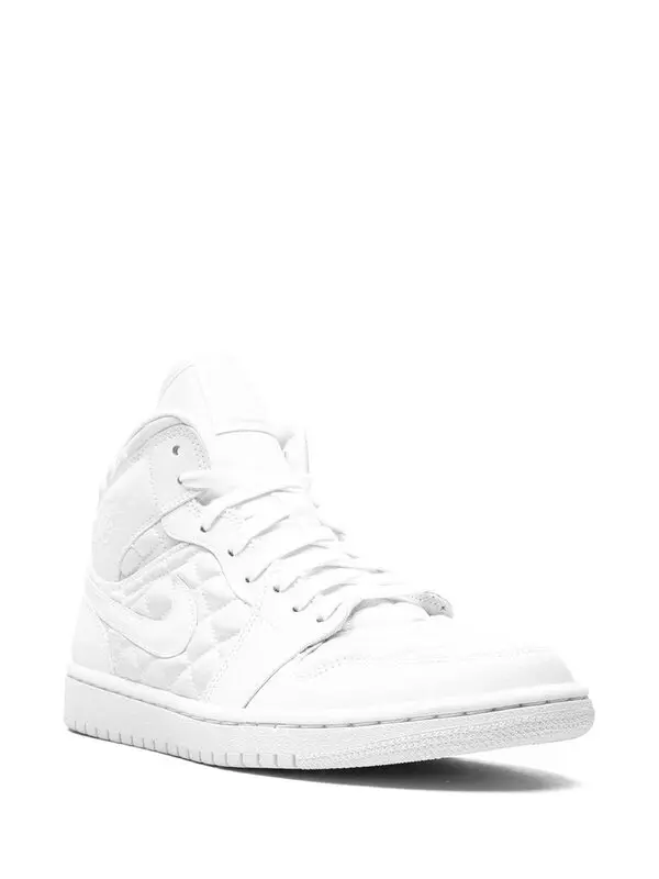 JORDAN Air 1 Mid Quilted Sneakers - White