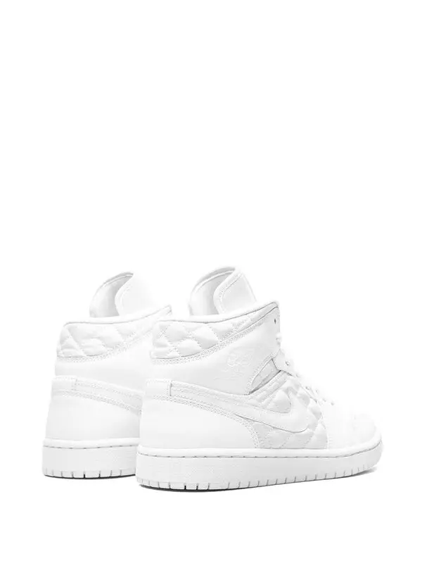 JORDAN Air 1 Mid Quilted Sneakers - White