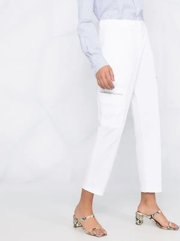 Fabiana Filippi High-waisted Cropped Trousers
