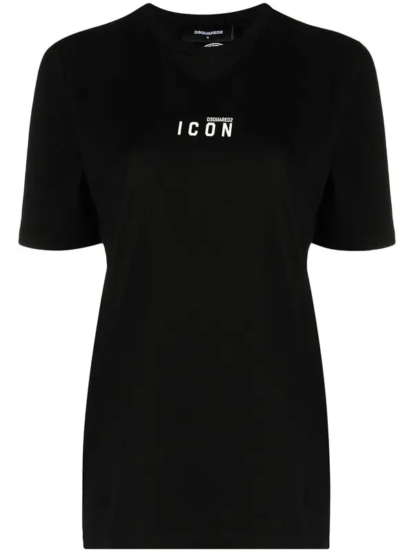 Dsquared2 Logo-print Cotton T-shirt - Black