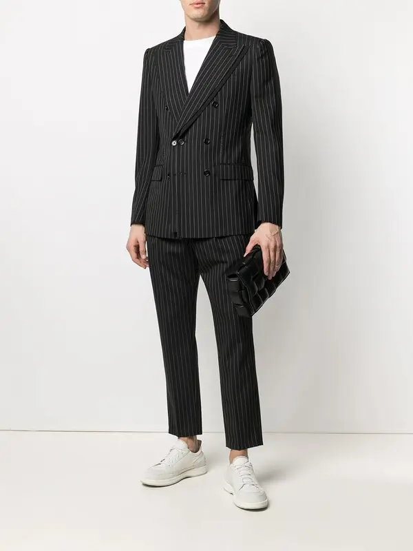 Dolce & Gabbana Cropped Pinstripe Trousers