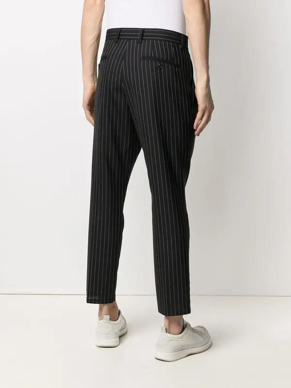 Dolce & Gabbana Cropped Pinstripe Trousers