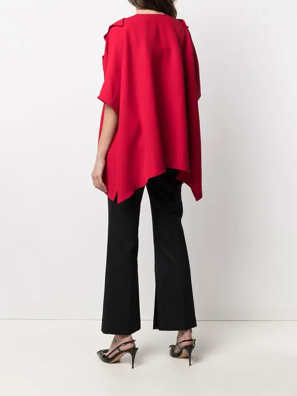 Valentino Garavani Ruffled Drape Blouse