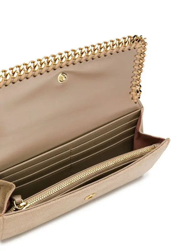 Stella McCartney Falabella Wallet - Neutrals