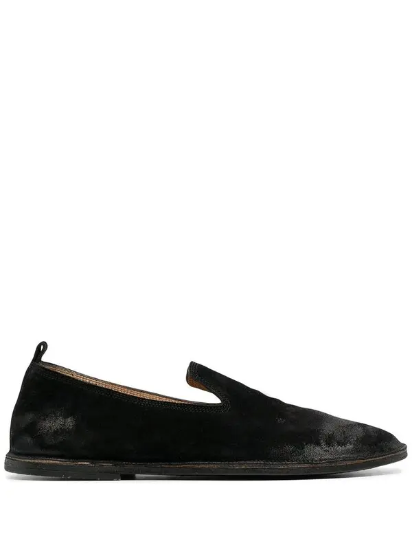 Marsèll Black Suede  Loafers Marsèll: Black Borsone Loafers | SSENSE main image 3