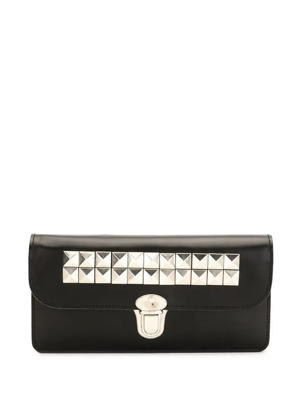 Comme Des Garçons Studded Leather Wallet - Black