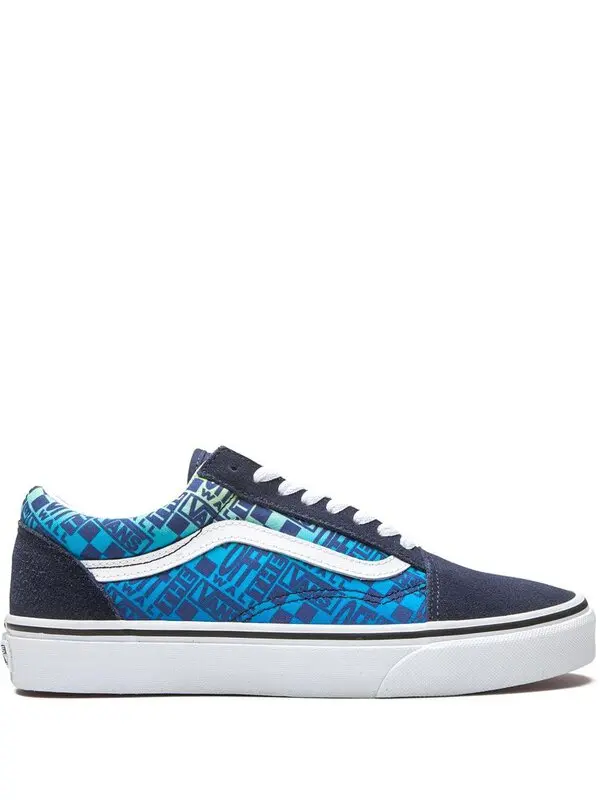VANS Old Skool Off The Wall Logos Sneakers - Blue