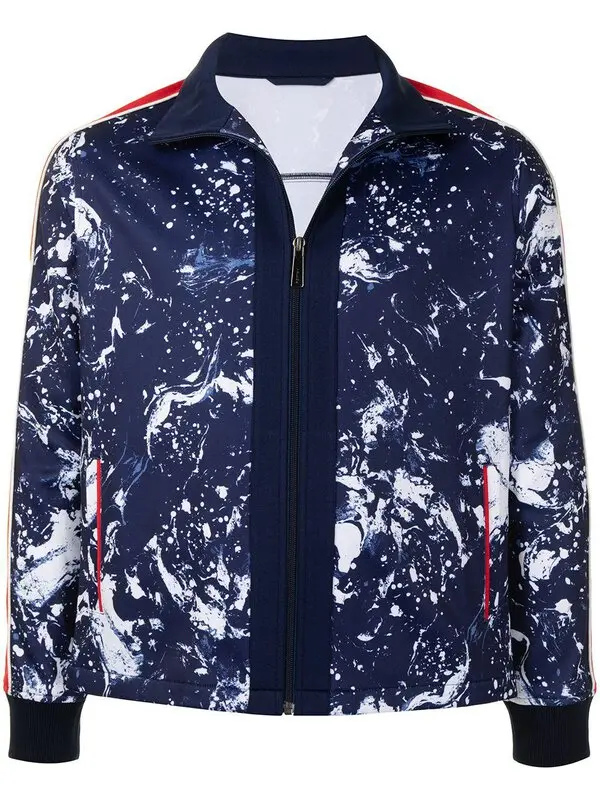 PORTS V Printed Zip-up Track Jacket