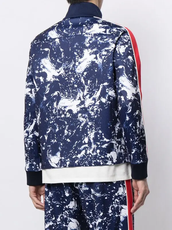 PORTS V Printed Zip-up Track Jacket
