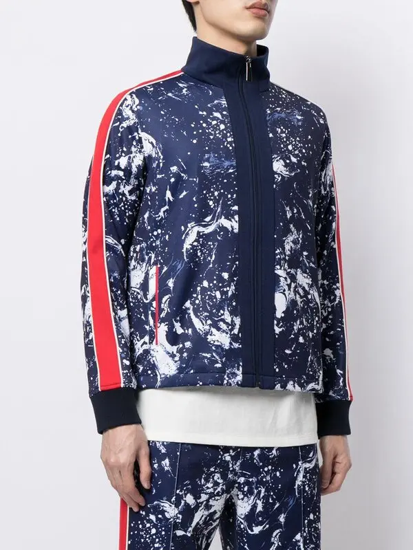 PORTS V Printed Zip-up Track Jacket