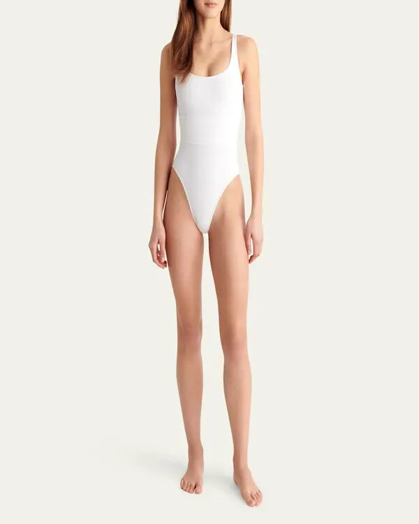 ERES Asia One-piece Swimsuit - Blanc