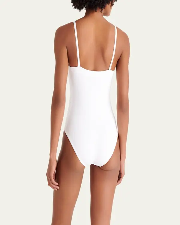 ERES Aquarelle One-piece Swimsuit - Blanc