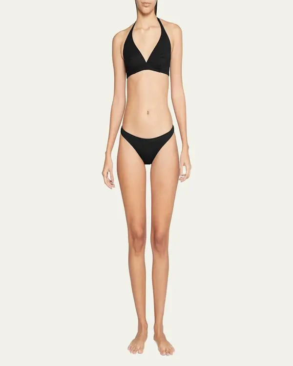 ERES Gang Halter Bikini Top - Noir