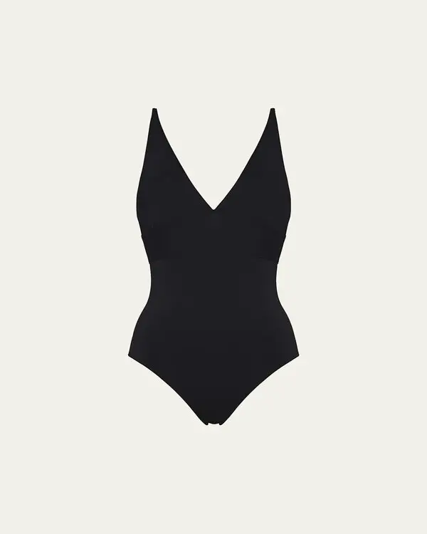 ERES Larcin Deep V One-piece Swimsuit - Noir