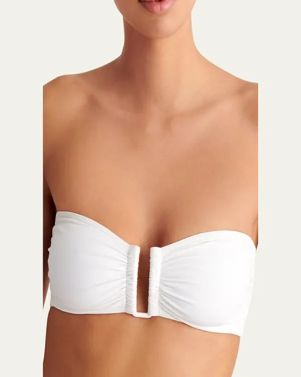 ERES Show Bandeau Bikini Top - Blanc