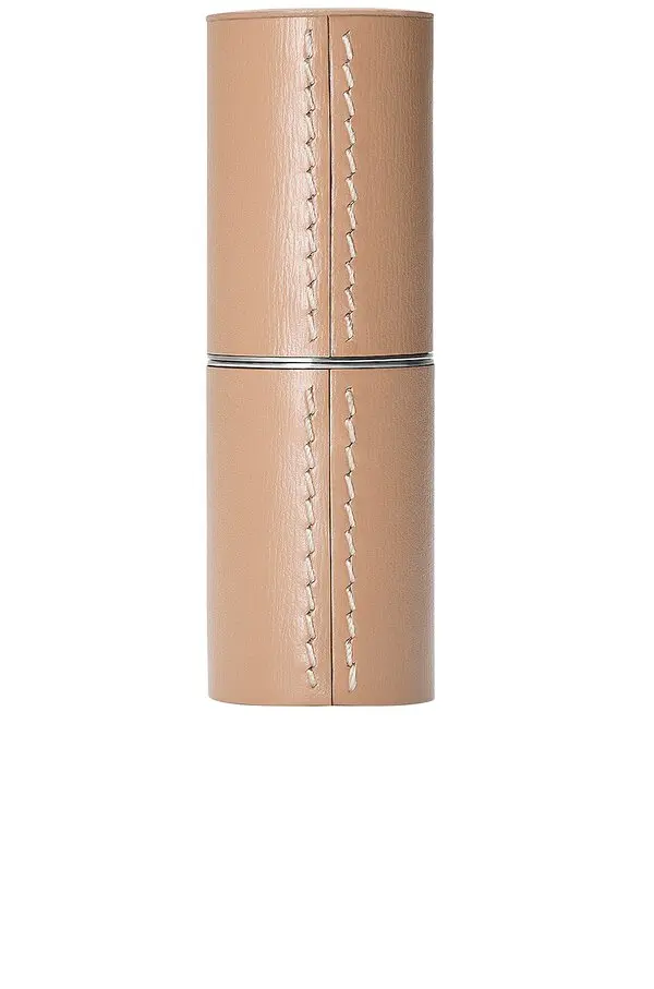 LA BOUCHE ROUGE PARIS Refillable Leather Case In Tan - Camel