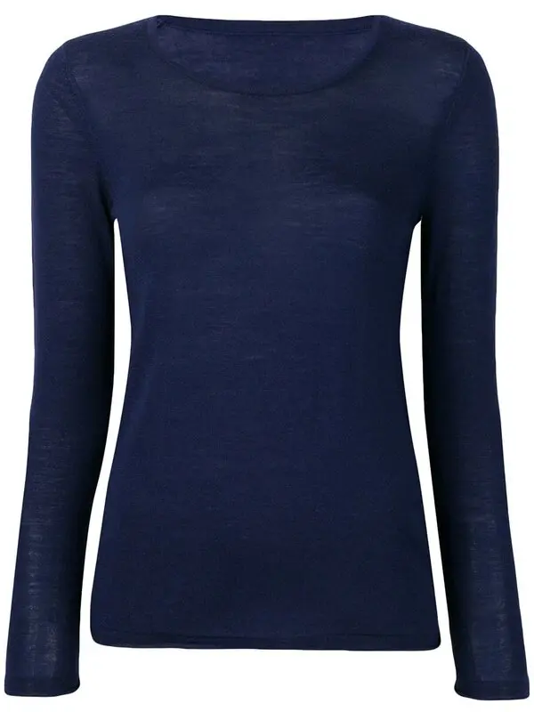 SOTTOMETTIMI Slim-fit Pullover - Blue
