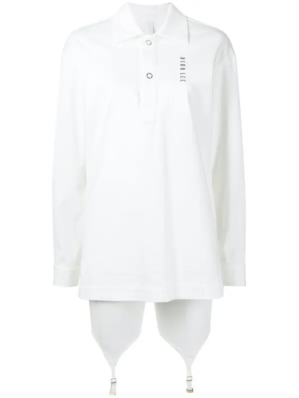 DION LEE Logo Shirt - Ivory