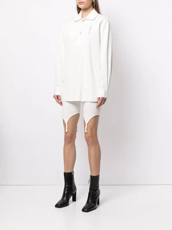 DION LEE Logo Shirt - Ivory