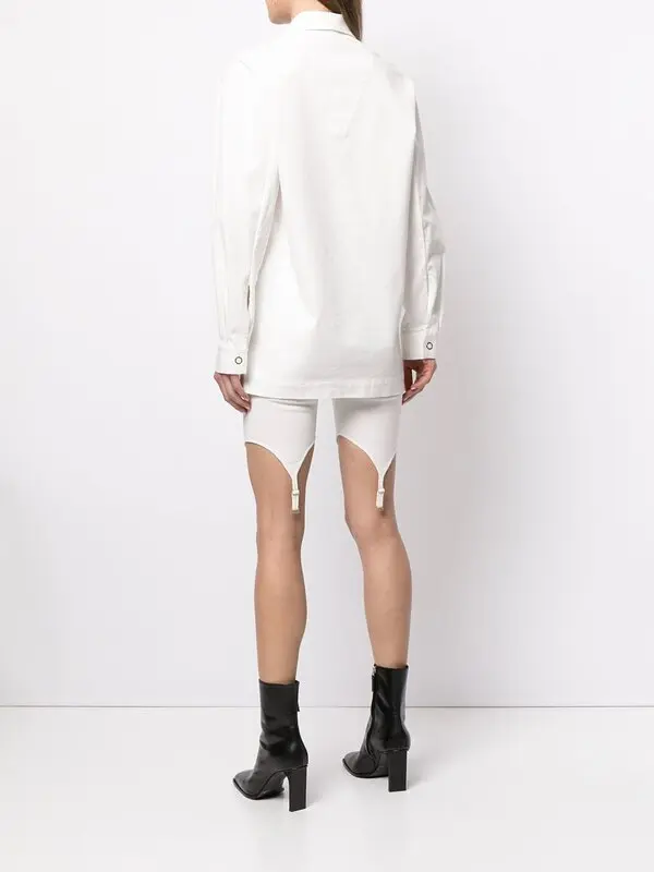 DION LEE Logo Shirt - Ivory