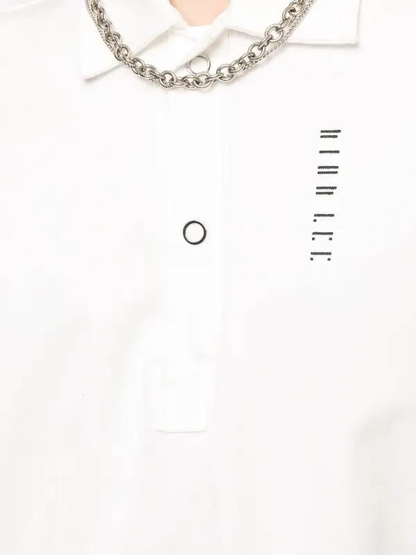 DION LEE Logo Shirt - Ivory