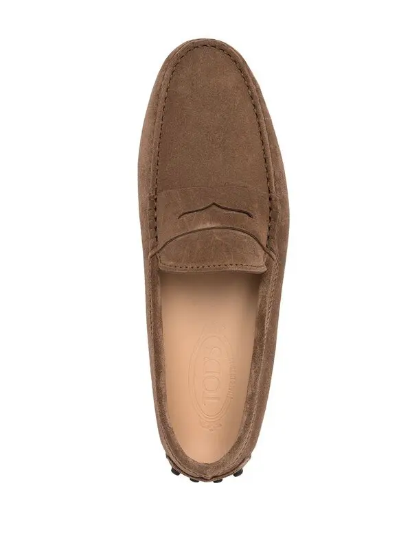 TOD'S Gommino Driving Loafers - Brown