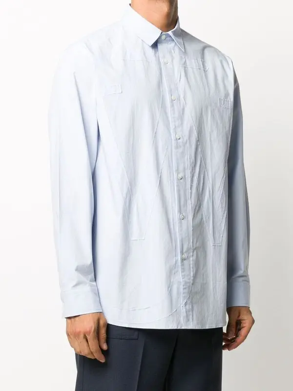 JW Anderson Tonal Applique Buttoned Shirt