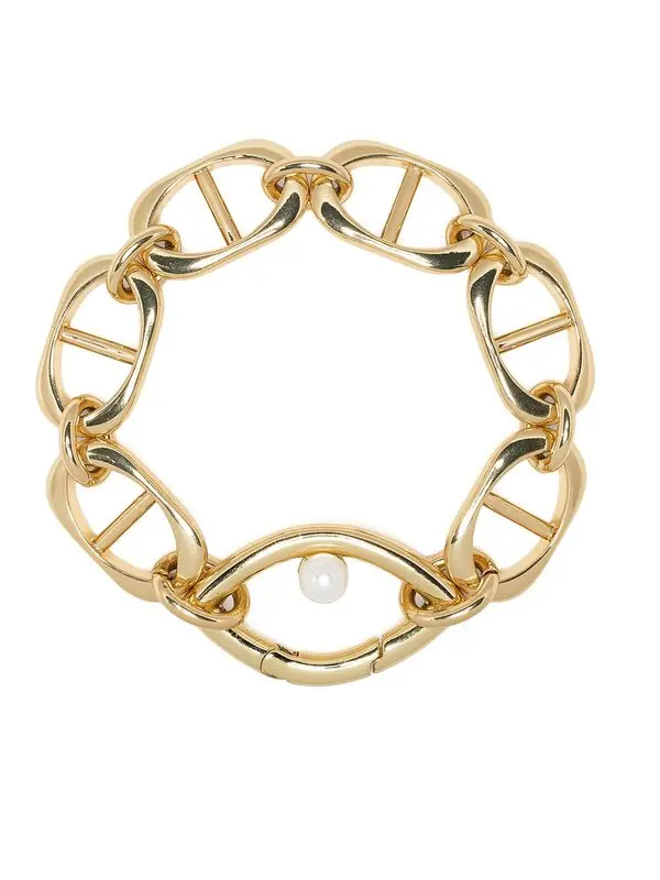 CAPSULE ELEVEN Eye Opener Chain Bracelet - Gold