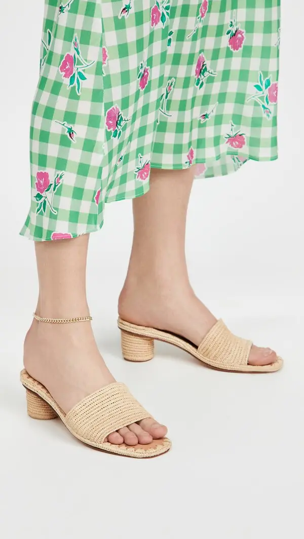 Carrie Forbes Bou Heeled Mules