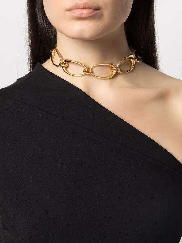 Charlotte Chesnais Turtle Chain Necklace