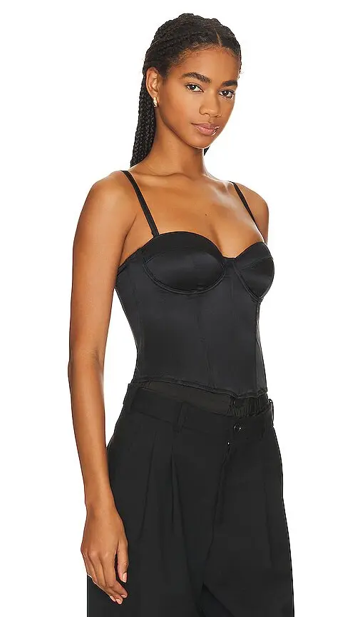 FLEUR DU MAL Hamptons Bustier - Black