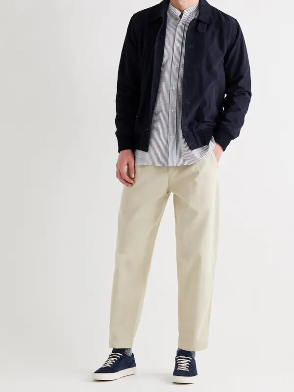 Officine Générale Valentin Suede Bomber Jacket
