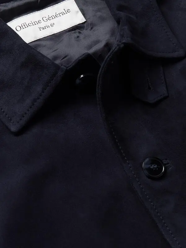 Officine Générale Valentin Suede Bomber Jacket