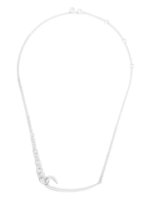 SHAUN LEANE Hook Choker Necklace - Silver