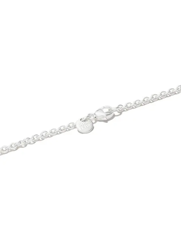 SHAUN LEANE Hook Detail Necklace In Sterling