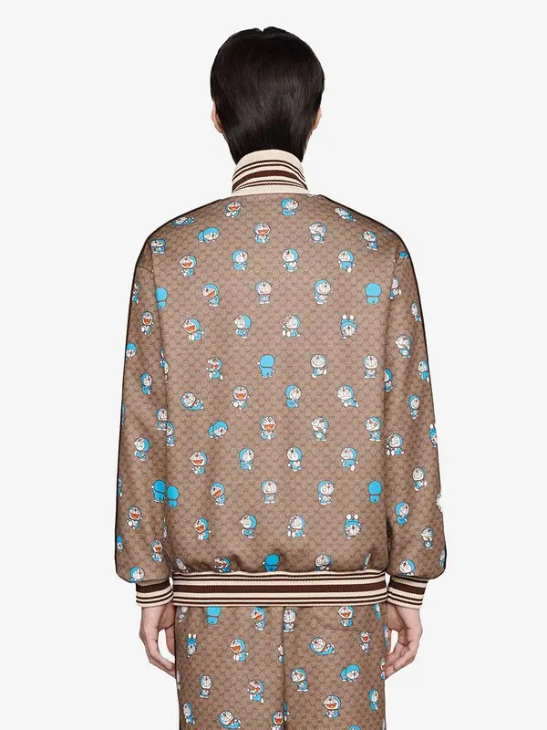 Gucci X Doraemon © Fujiko-Pro Gg Zip-Up Jacket - Neutrals