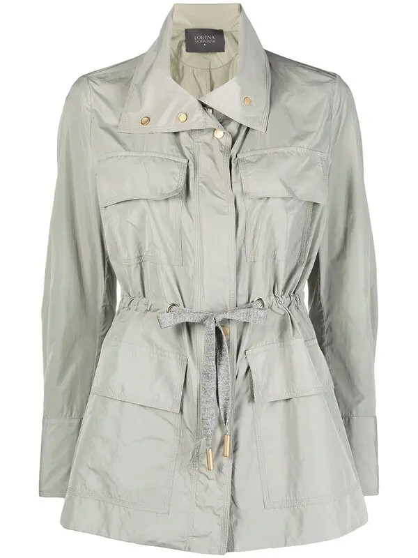Lorena Antoniazzi Tie-waist Windbreaker Jacket