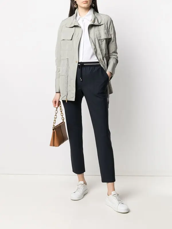 Lorena Antoniazzi Tie-waist Windbreaker Jacket