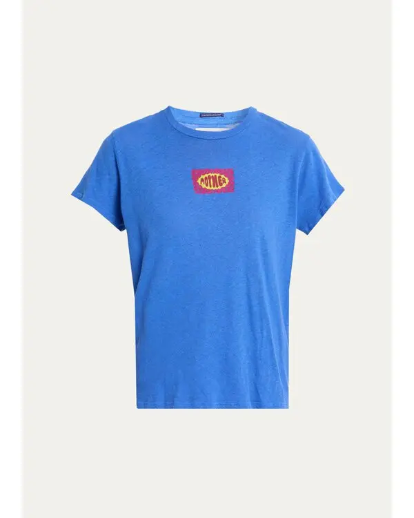 MOTHER The Little Sinful Graphic Tee - Squiggle M