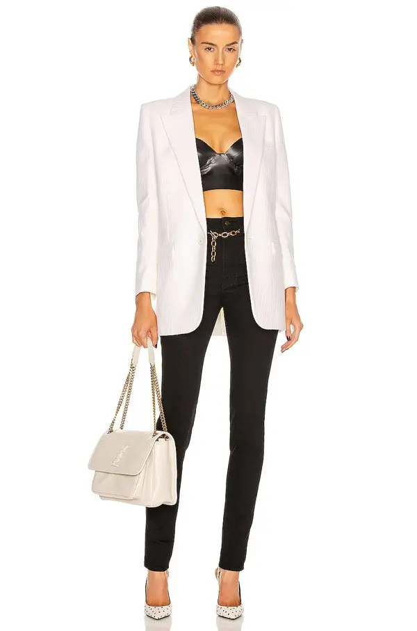 Saint Laurent High Waist Skinny Jeans