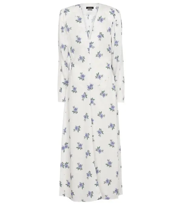 Isabel Marant Bagenia Floral Midi Dress