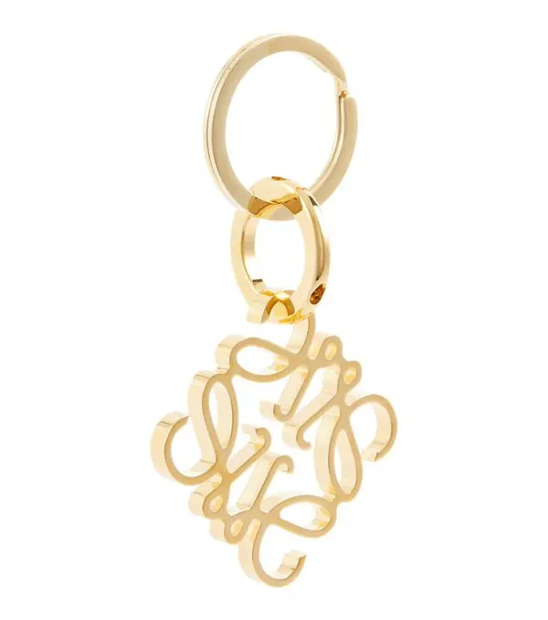 Loewe Anagram Keyring - Gold