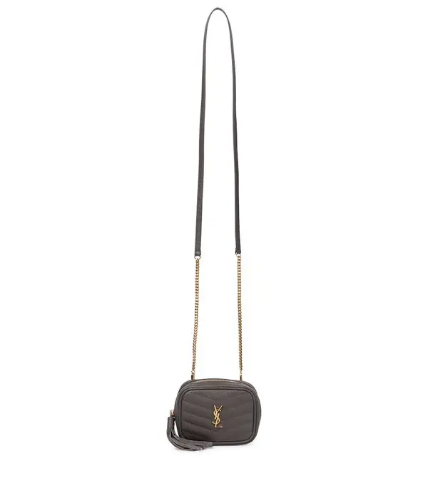 Saint Laurent Lou Micro Leather Crossbody Bag