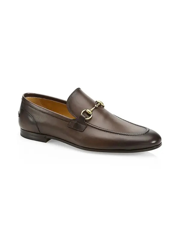 Gucci Jordaan Leather Loafers