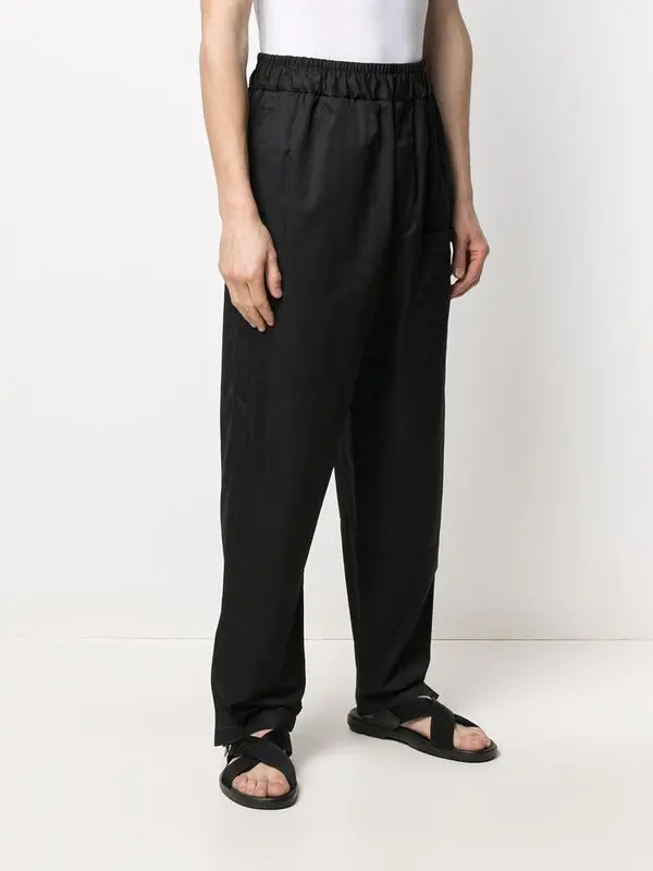 JIL SANDER Elasticated Waist Wide-leg Trousers