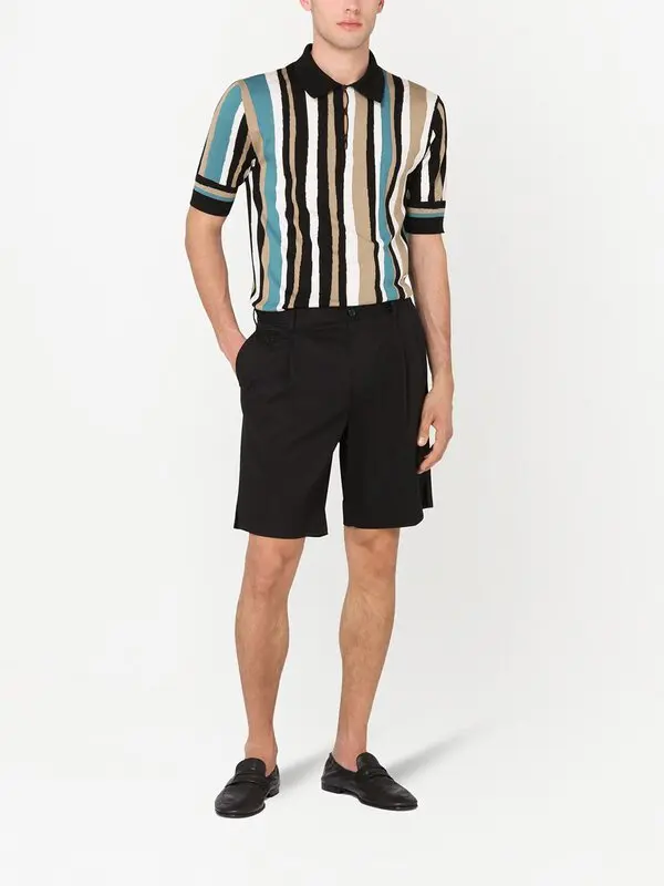 Dolce & Gabbana Straight-leg Bermuda Shorts - Black