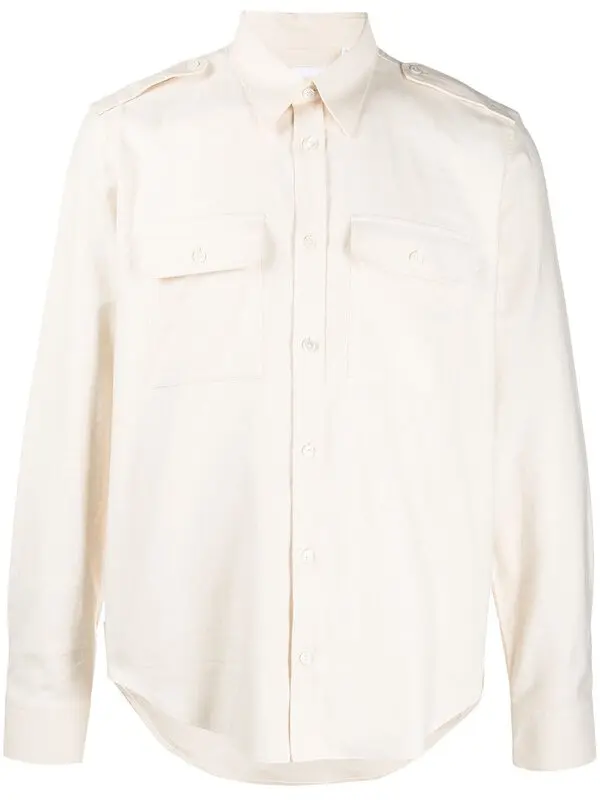 Helmut Lang Long-sleeved Strappy Shirt