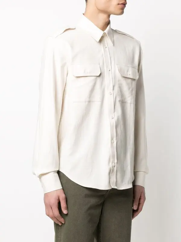 Helmut Lang Long-sleeved Strappy Shirt