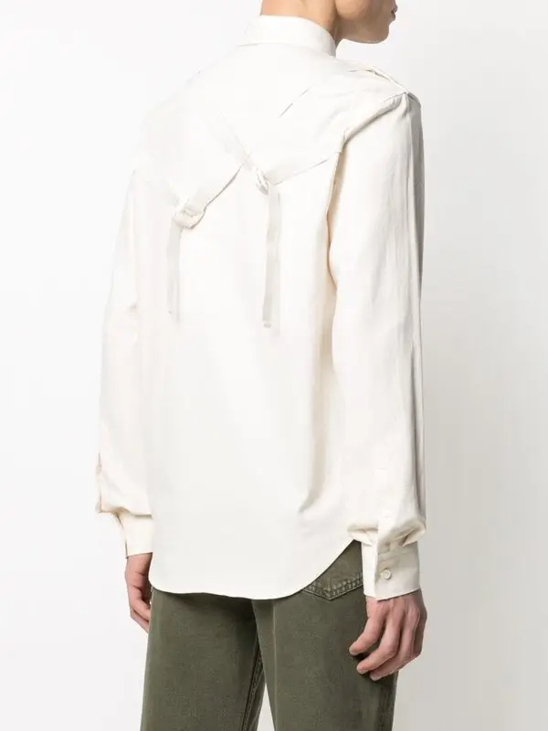 Helmut Lang Long-sleeved Strappy Shirt