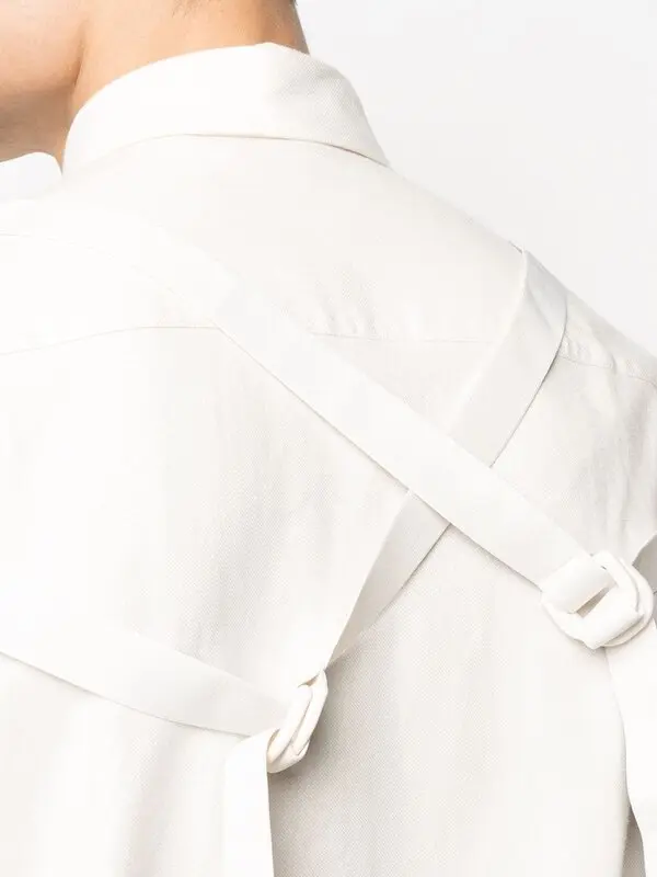 Helmut Lang Long-sleeved Strappy Shirt